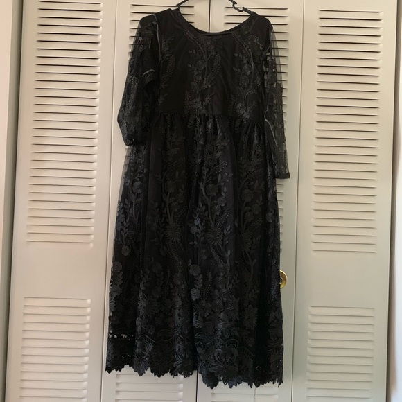 Dresses | Black Net Dress Pakistaniindian | Poshmark